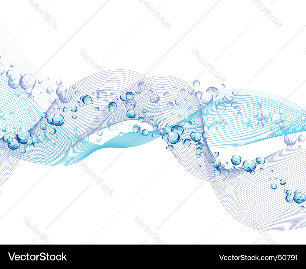 Water background Royalty Free Vector Image - VectorStock