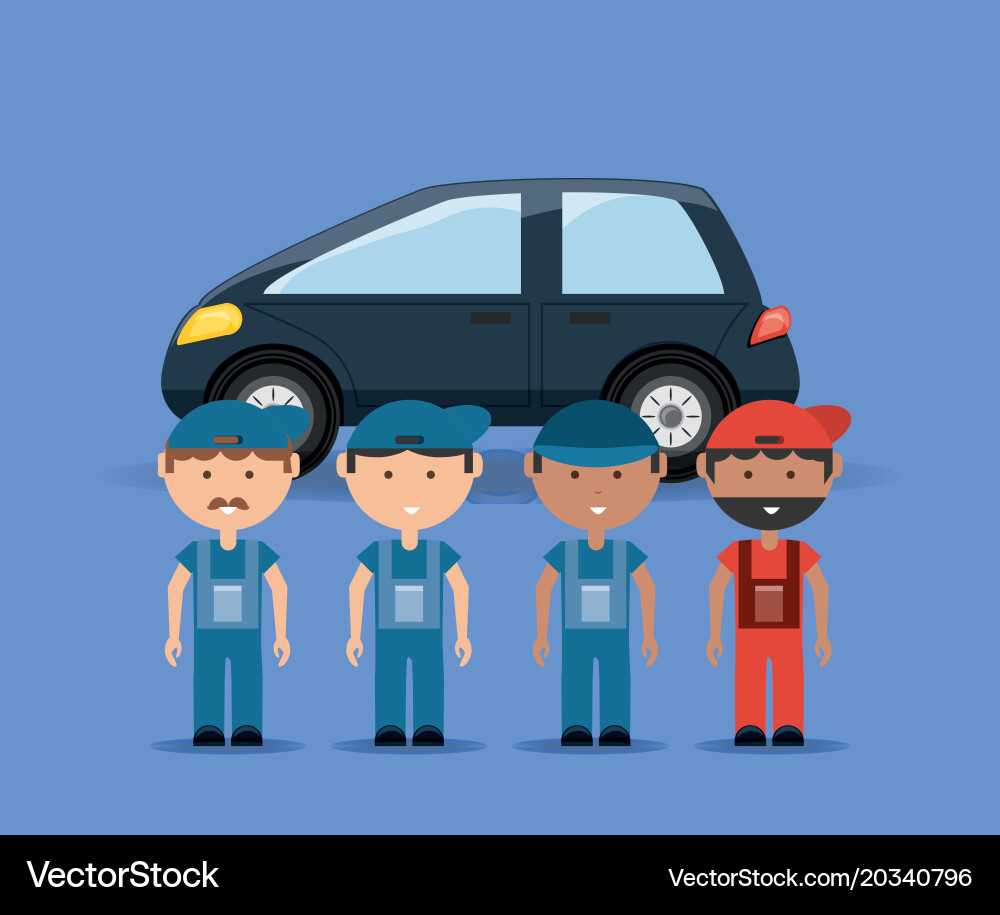 Car service design Royalty Free Vector Image - VectorStock