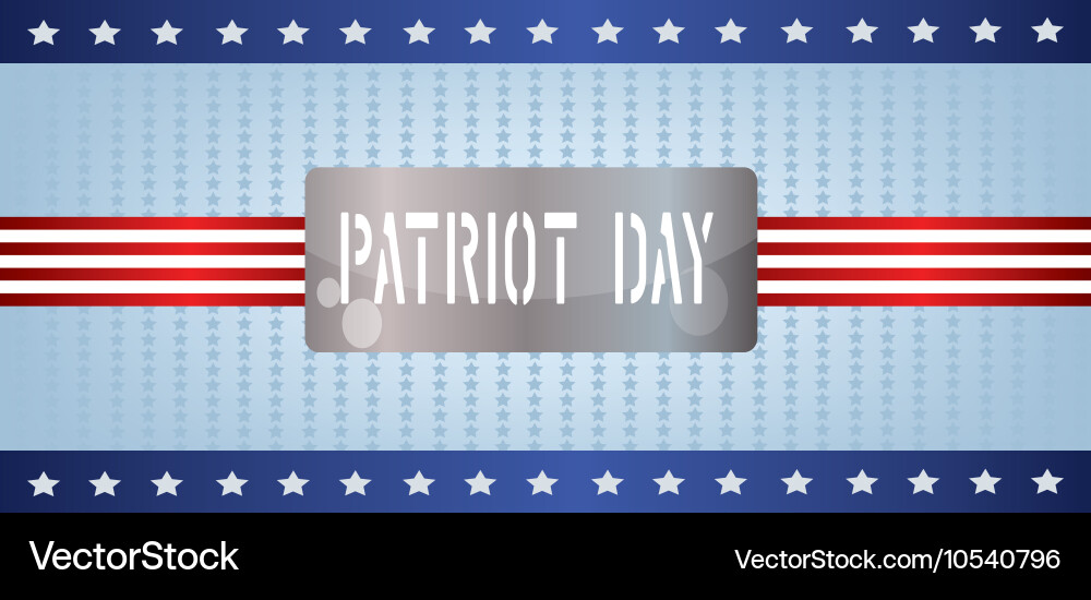 Patriot day Royalty Free Vector Image - VectorStock