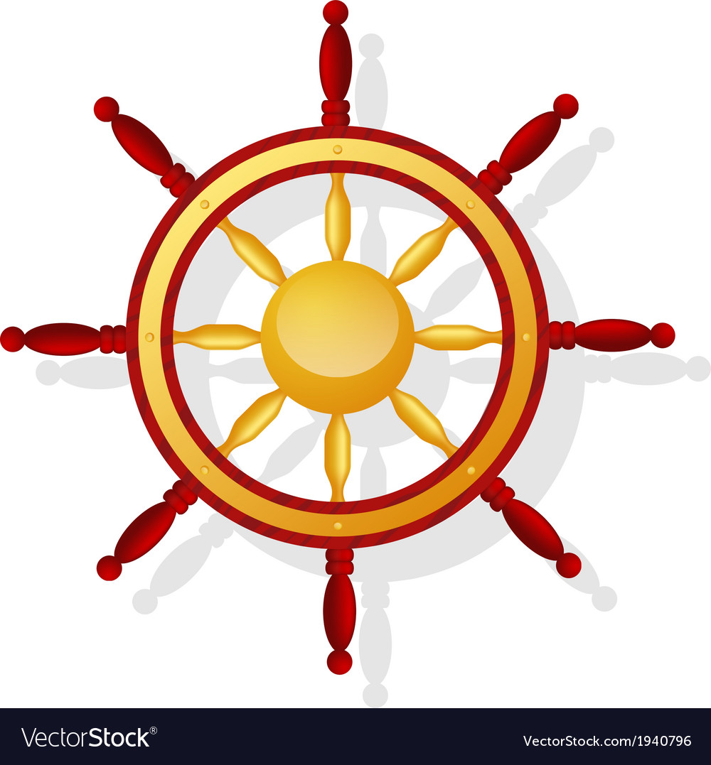 Steering wheel Royalty Free Vector Image - VectorStock