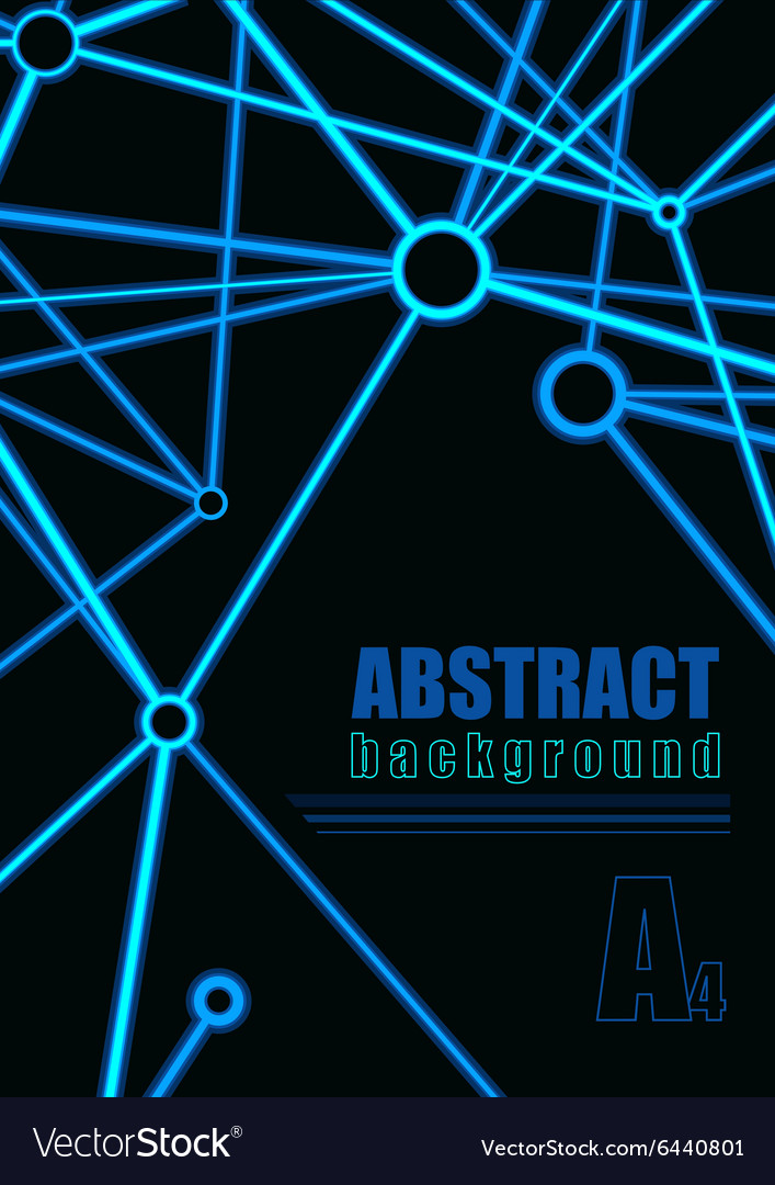 Abstract connection background Royalty Free Vector Image