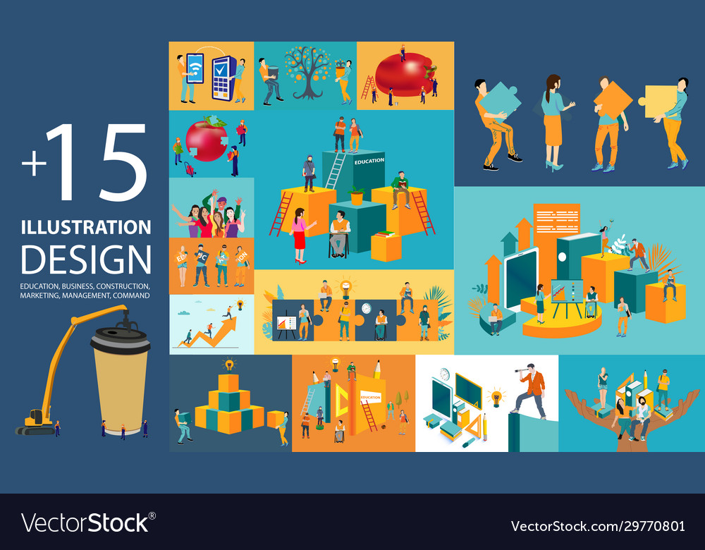Collection Royalty Free Vector Image - VectorStock