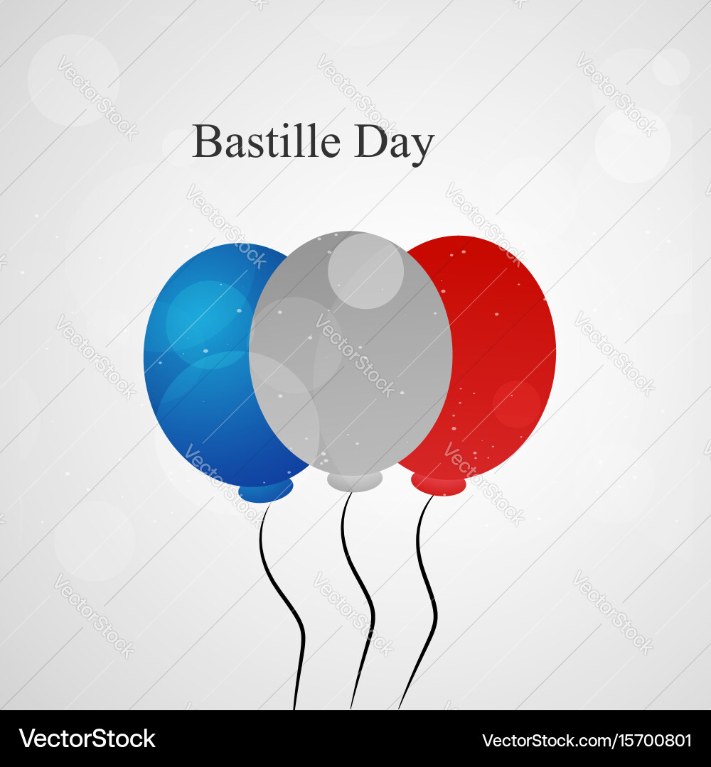 France national day bastille Royalty Free Vector Image