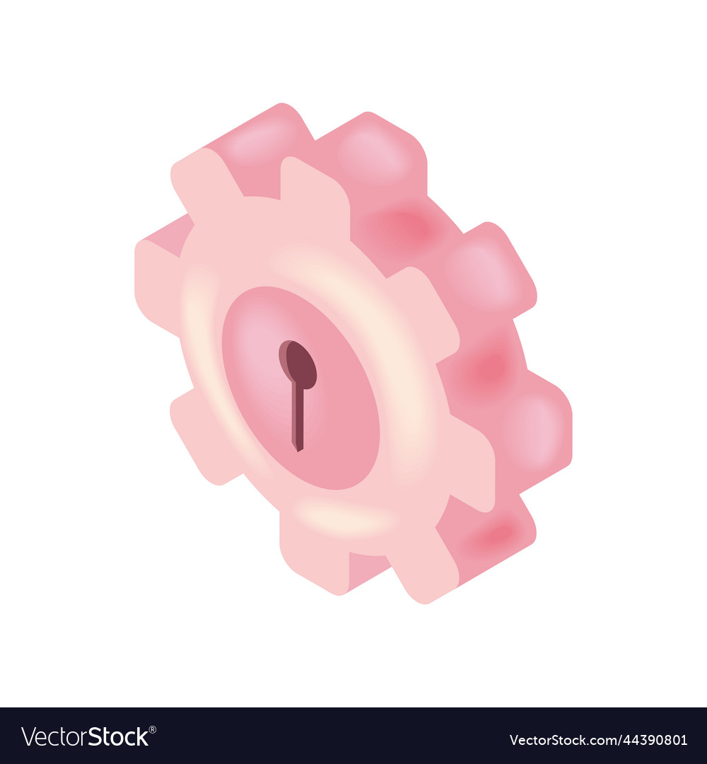 Keyhole data privacy Royalty Free Vector Image