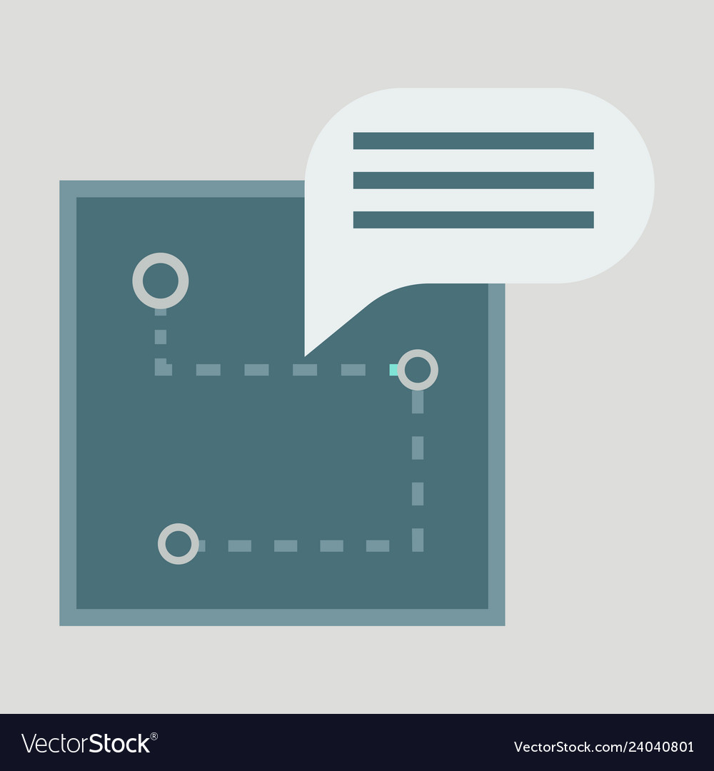 Location map flat design icon Royalty Free Vector Image