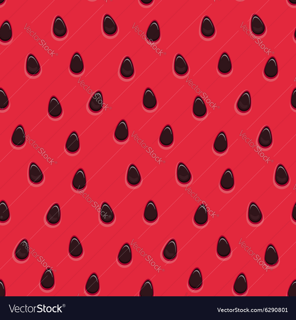 Seamless watermelon surface texture Royalty Free Vector
