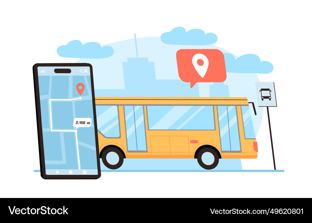 Traffic monitoring concept Royalty Free Vector Image