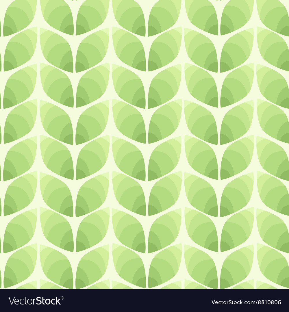 Seamless pattern abstract leaves background Vector Image