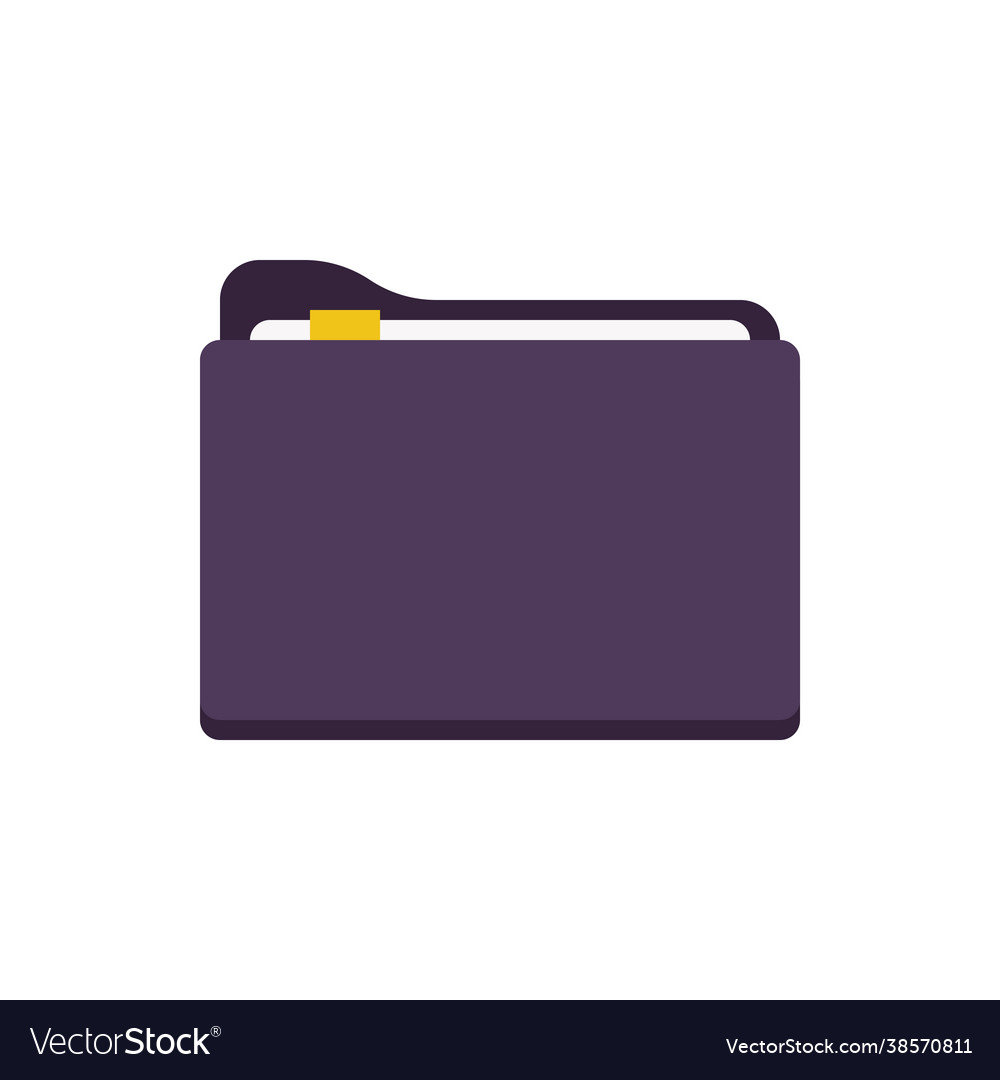 Folder icon data Royalty Free Vector Image - VectorStock