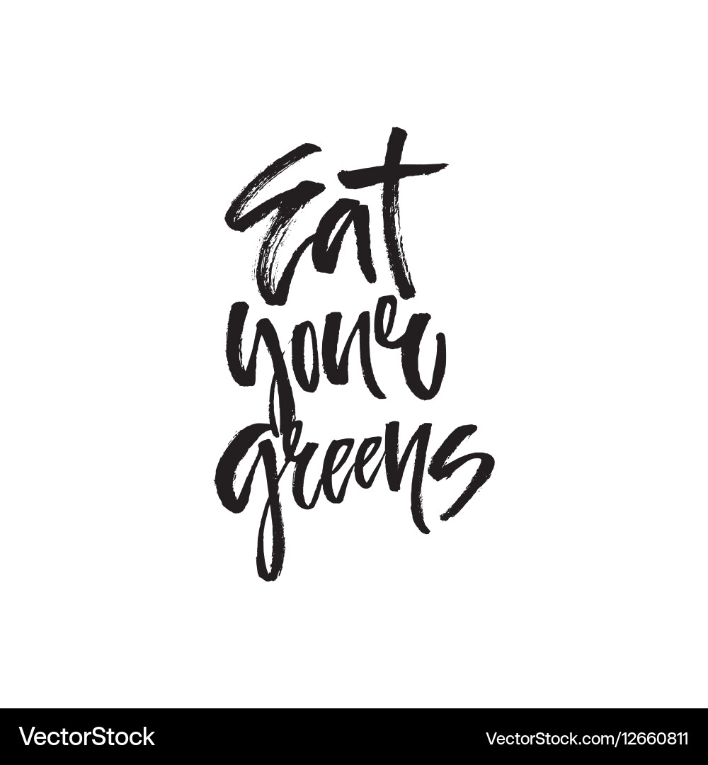 Food handdrawn lettering Royalty Free Vector Image