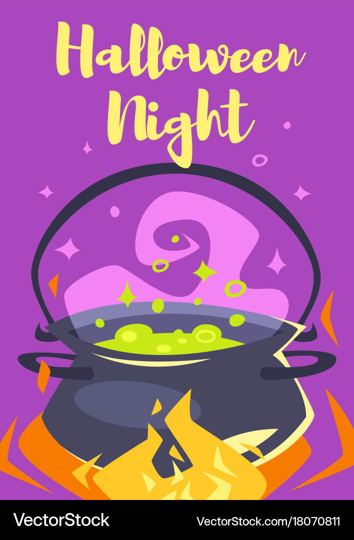 Halloween poster design Royalty Free Vector Image