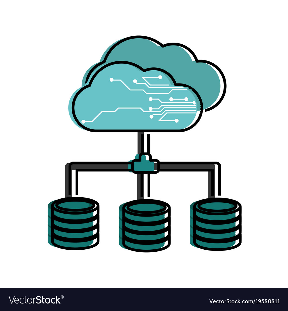 Web hosting design Royalty Free Vector Image - VectorStock