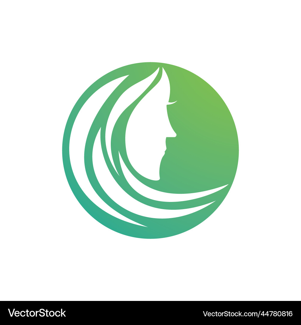 Beauty woman face Royalty Free Vector Image - VectorStock