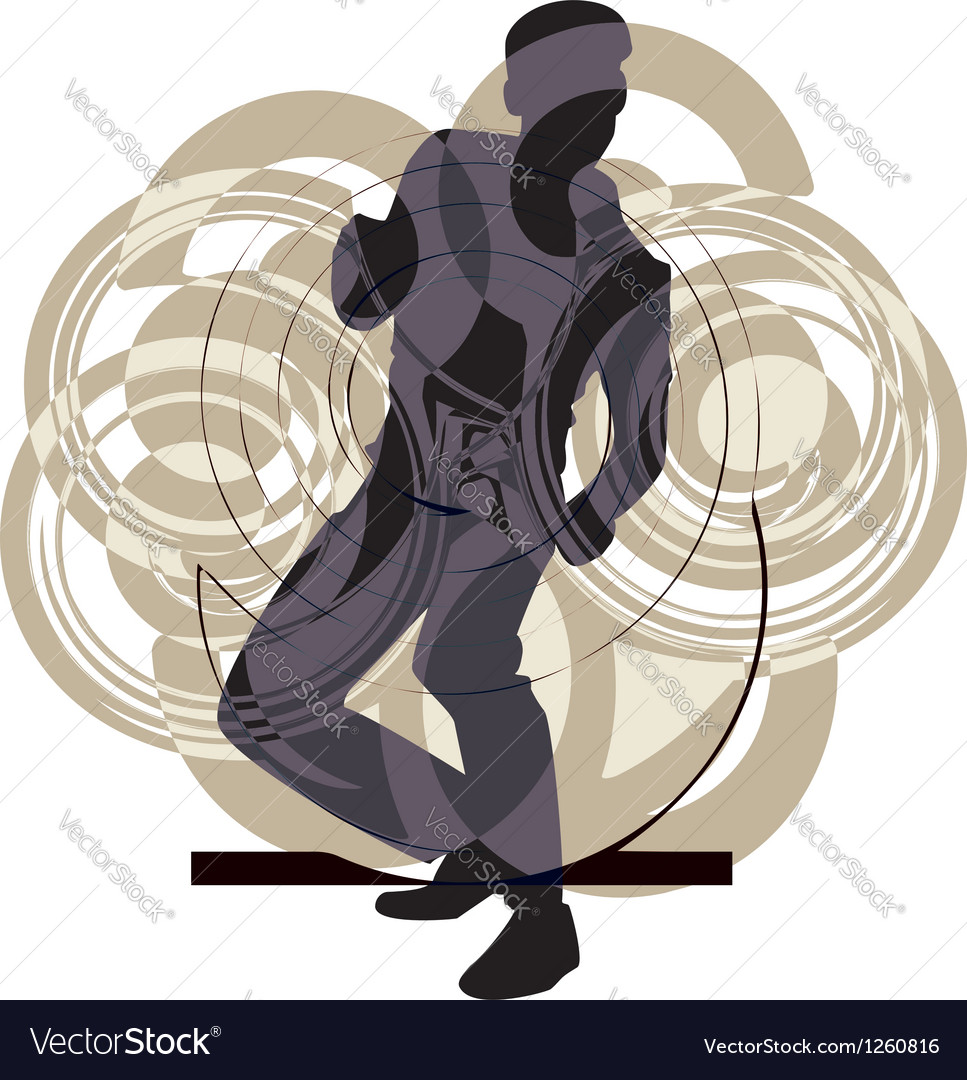 Dancing man Royalty Free Vector Image - VectorStock