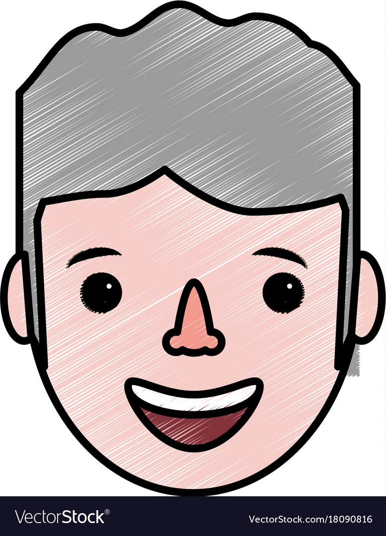 Man face Royalty Free Vector Image - VectorStock