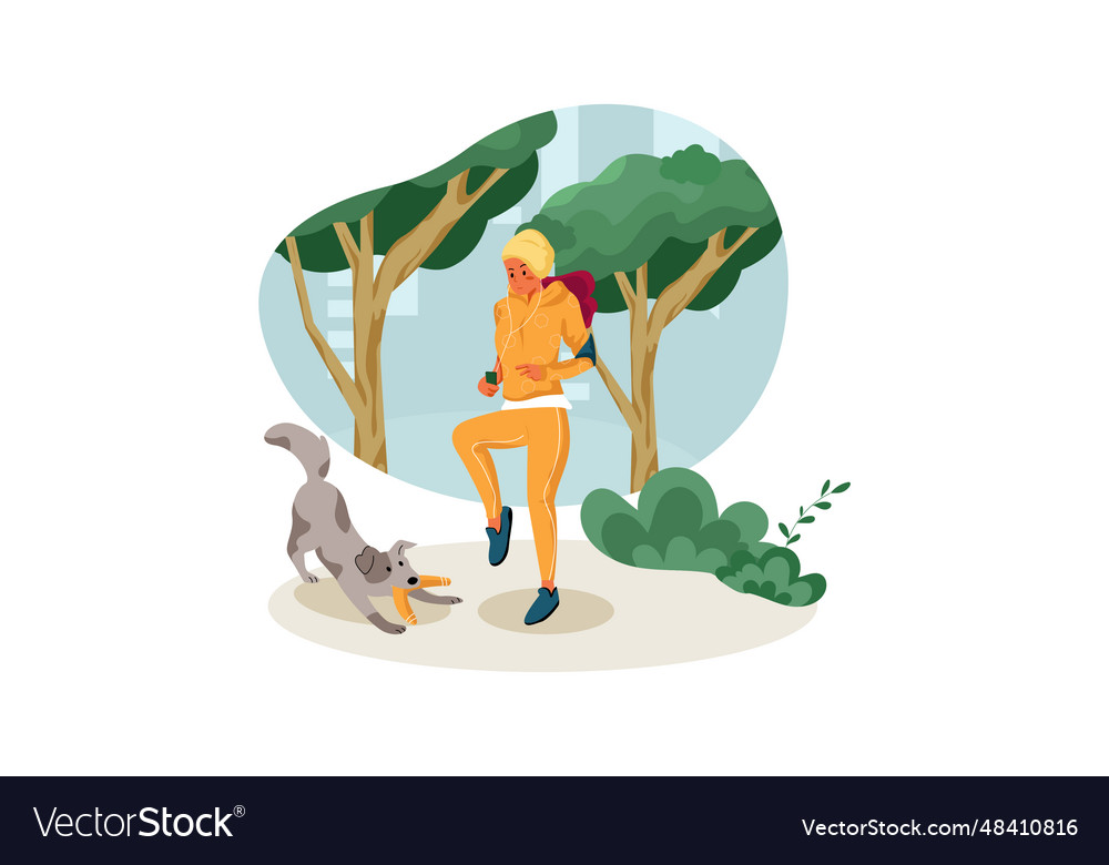 Outdoor exercise Royalty Free Vector Image - VectorStock