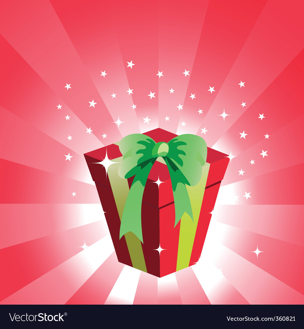 Gift box Royalty Free Vector Image - VectorStock