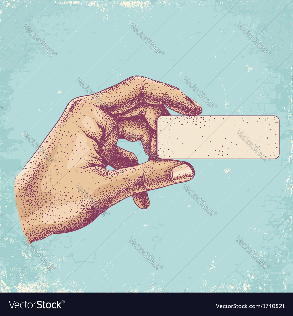 Hand color Royalty Free Vector Image - VectorStock