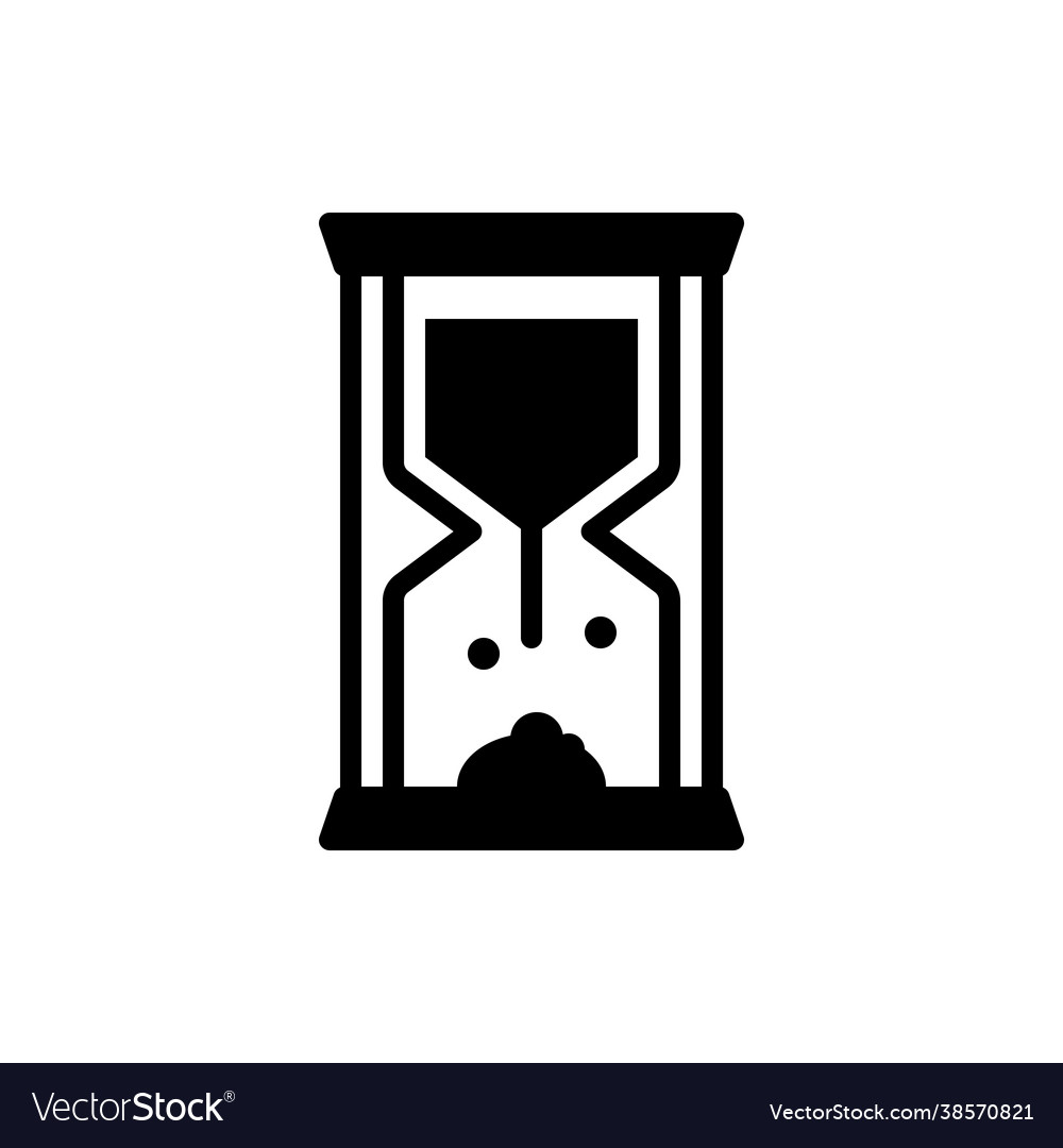Hourglass icon sand clock Royalty Free Vector Image