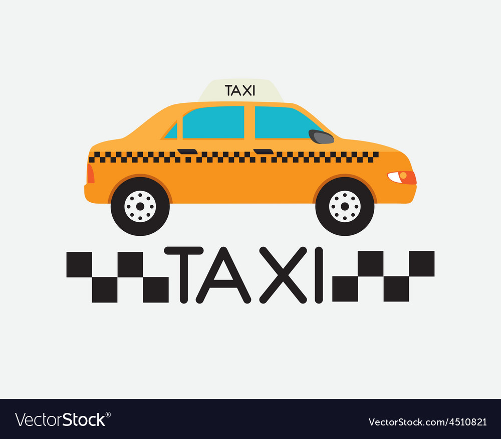Taxi design Royalty Free Vector Image - VectorStock