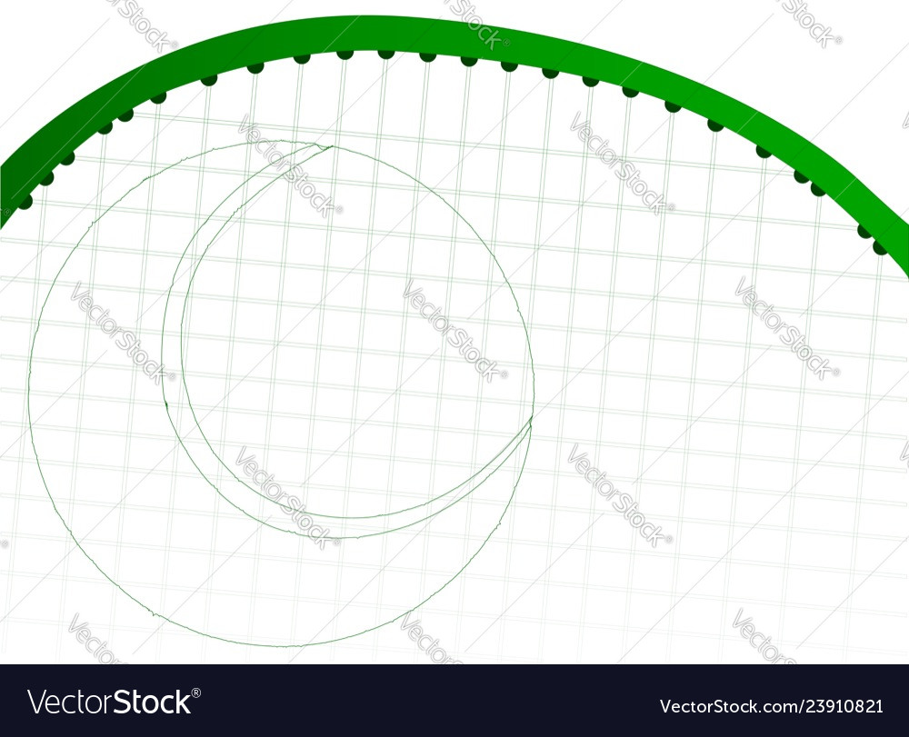 Tennis racket Royalty Free Vector Image - VectorStock