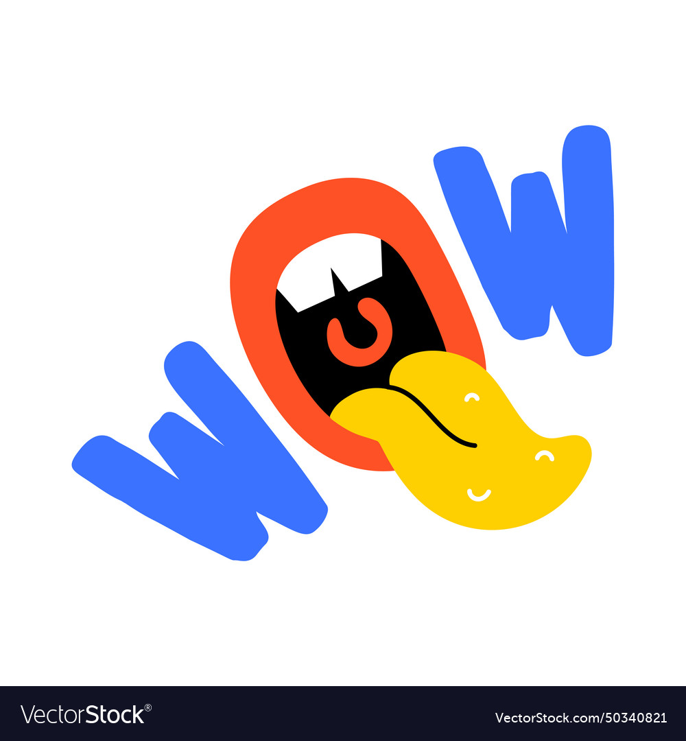 Wow Royalty Free Vector Image - VectorStock