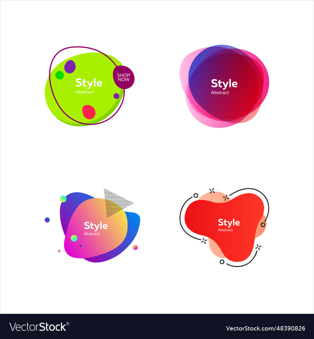 Abstract colorful banners set Royalty Free Vector Image Abstract colorful banners set Royalty Free Vector Image
