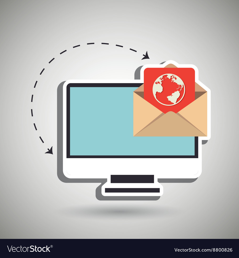 Computer technology design Royalty Free Vector Image