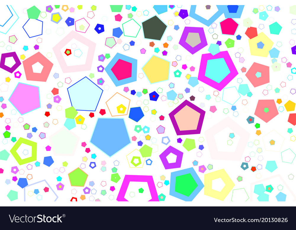 Shape pattern background for graphic design Vector Image