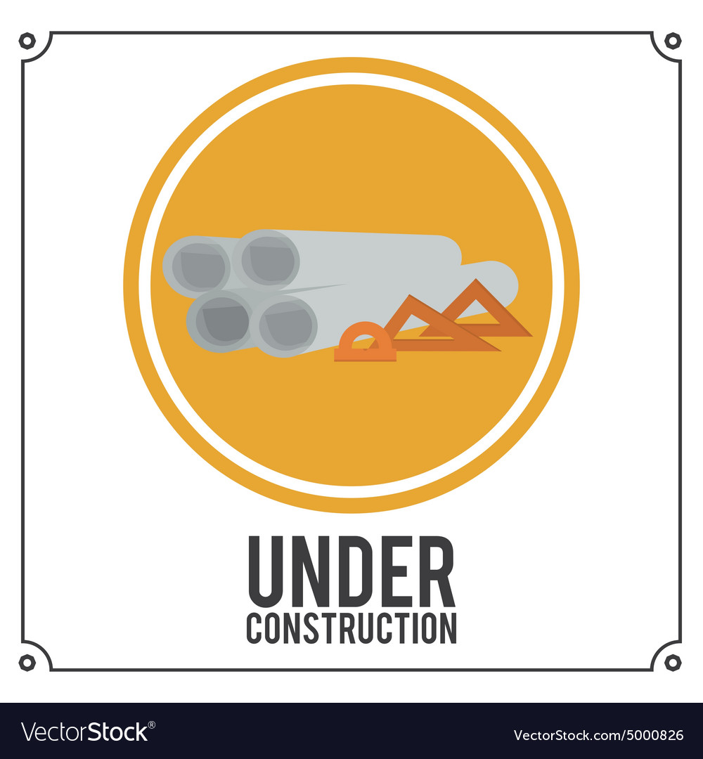 Under construction design Royalty Free Vector Image