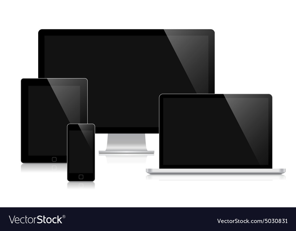 For responsive web design Royalty Free Vector Image