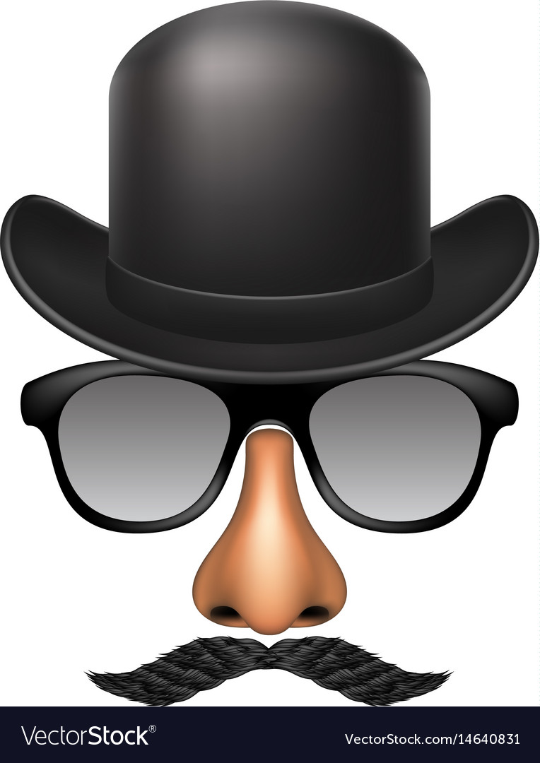 Funny mask Royalty Free Vector Image - VectorStock