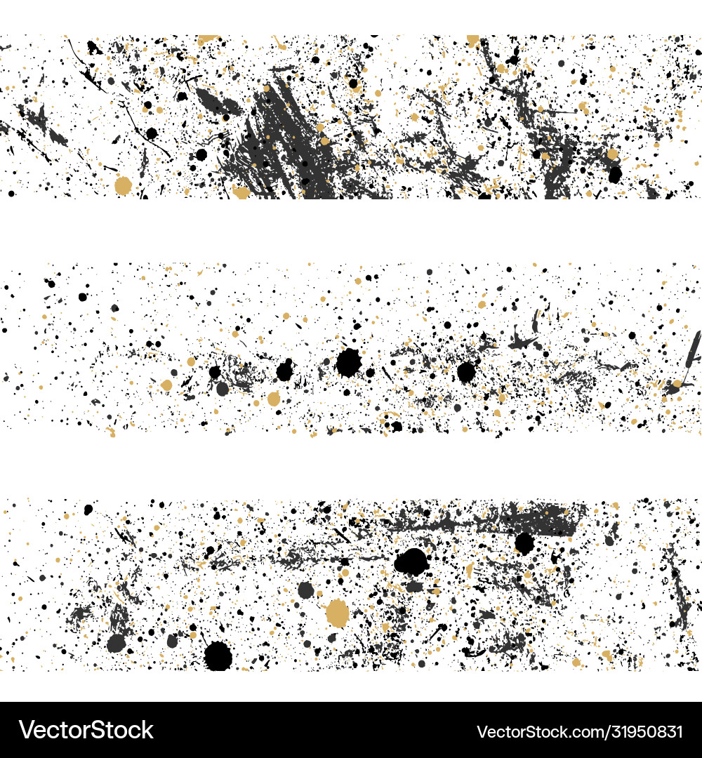 Seamless ink blots grunge urban background Vector Image