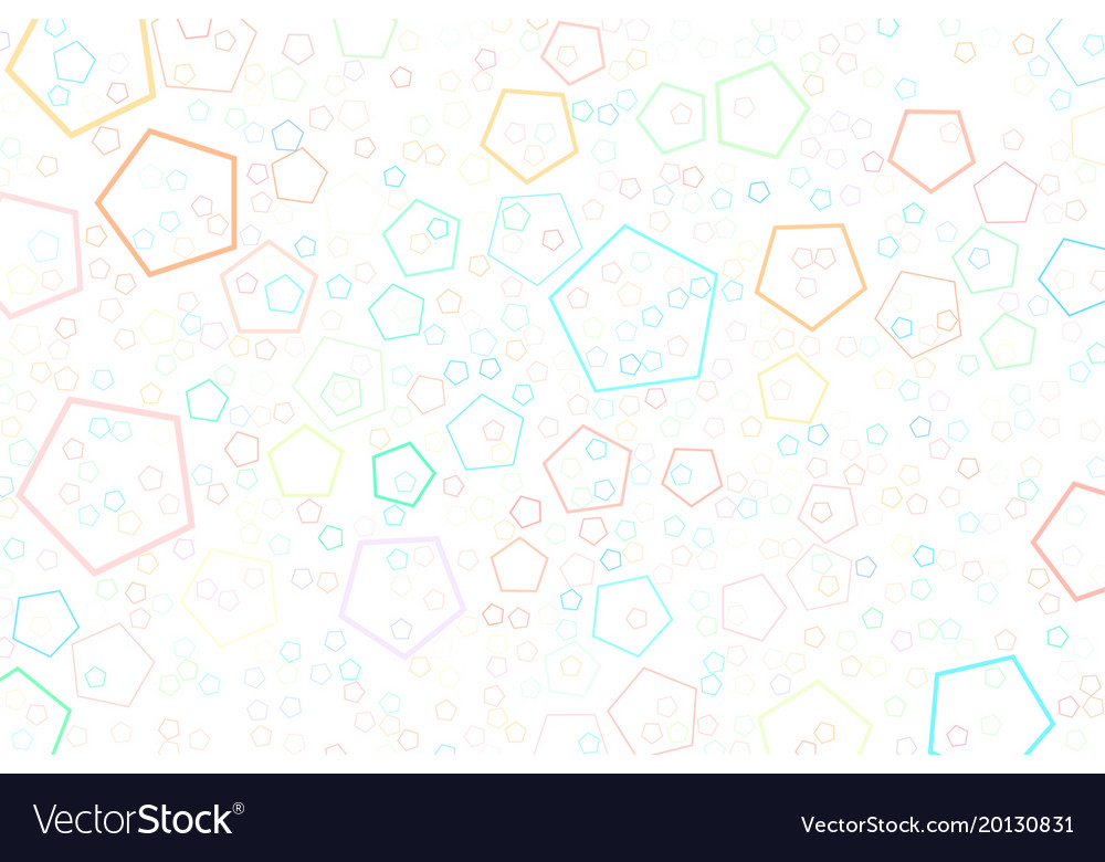 Shape pattern background for graphic design Vector Image