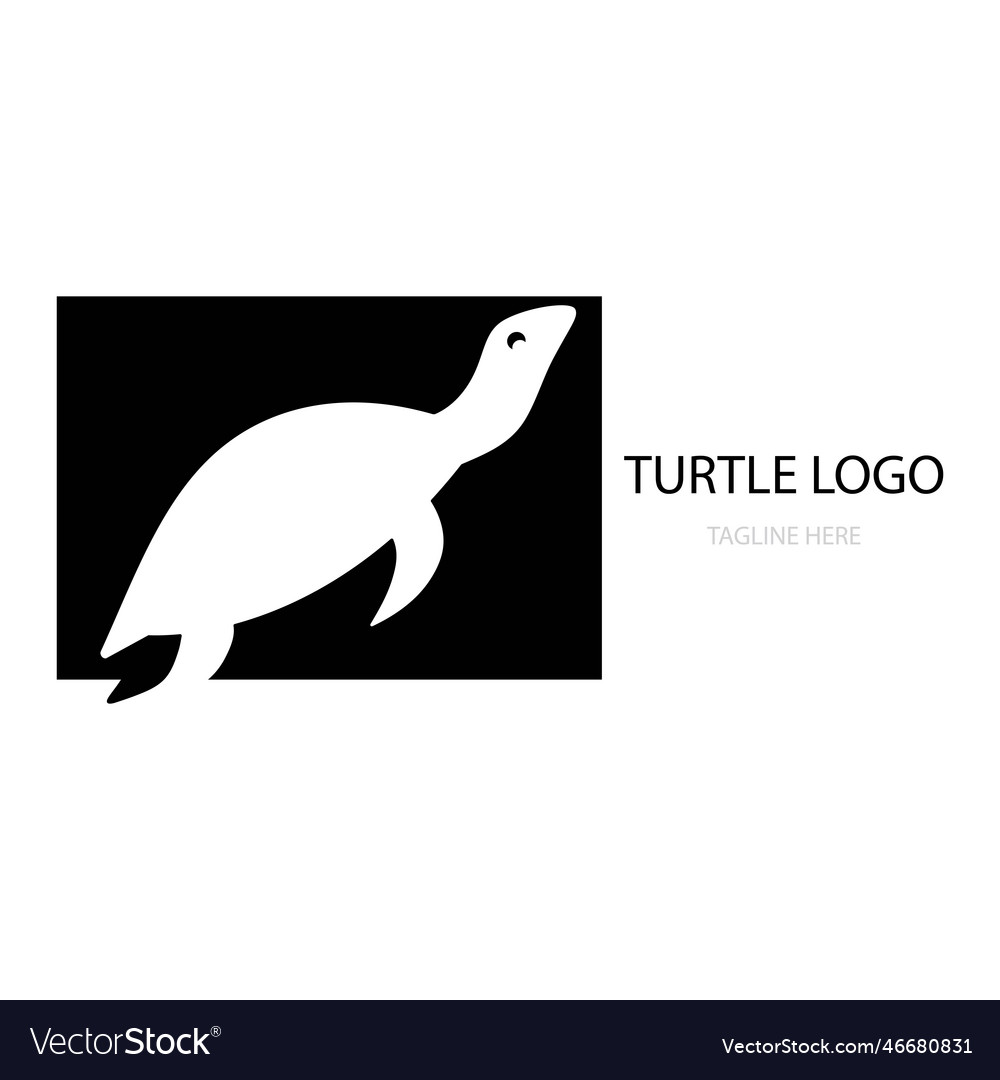 Turtle logo Royalty Free Vector Image - VectorStock