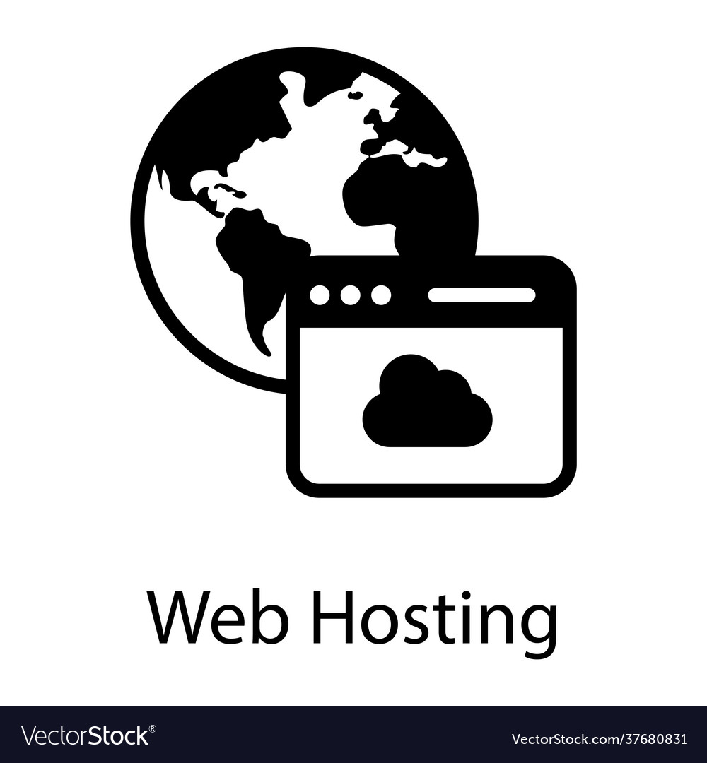 Web hosting Royalty Free Vector Image - VectorStock