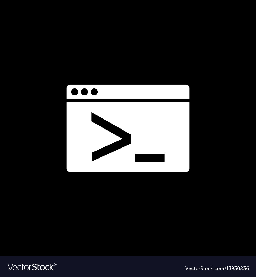 Custom coding solid icon Royalty Free Vector Image