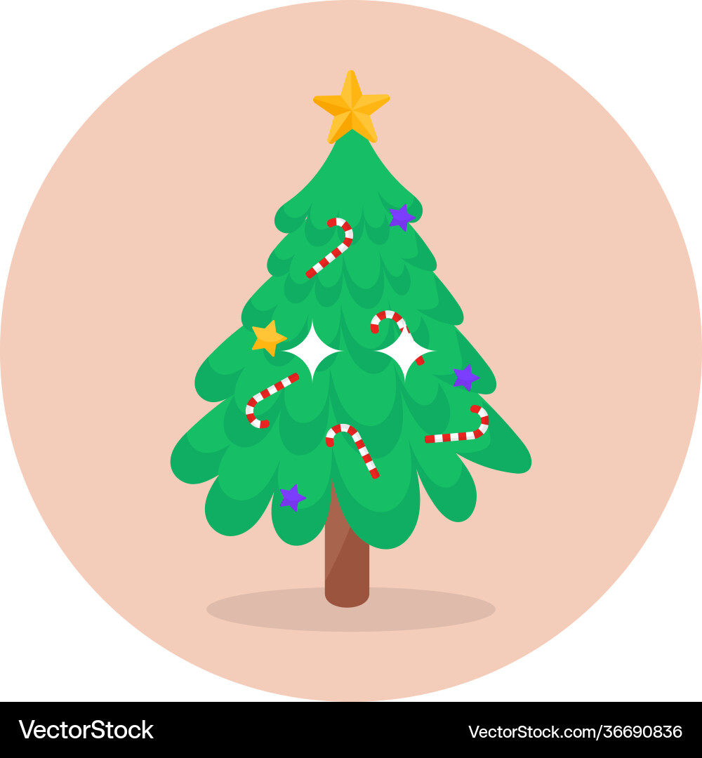 Decorative tree Royalty Free Vector Image - VectorStock