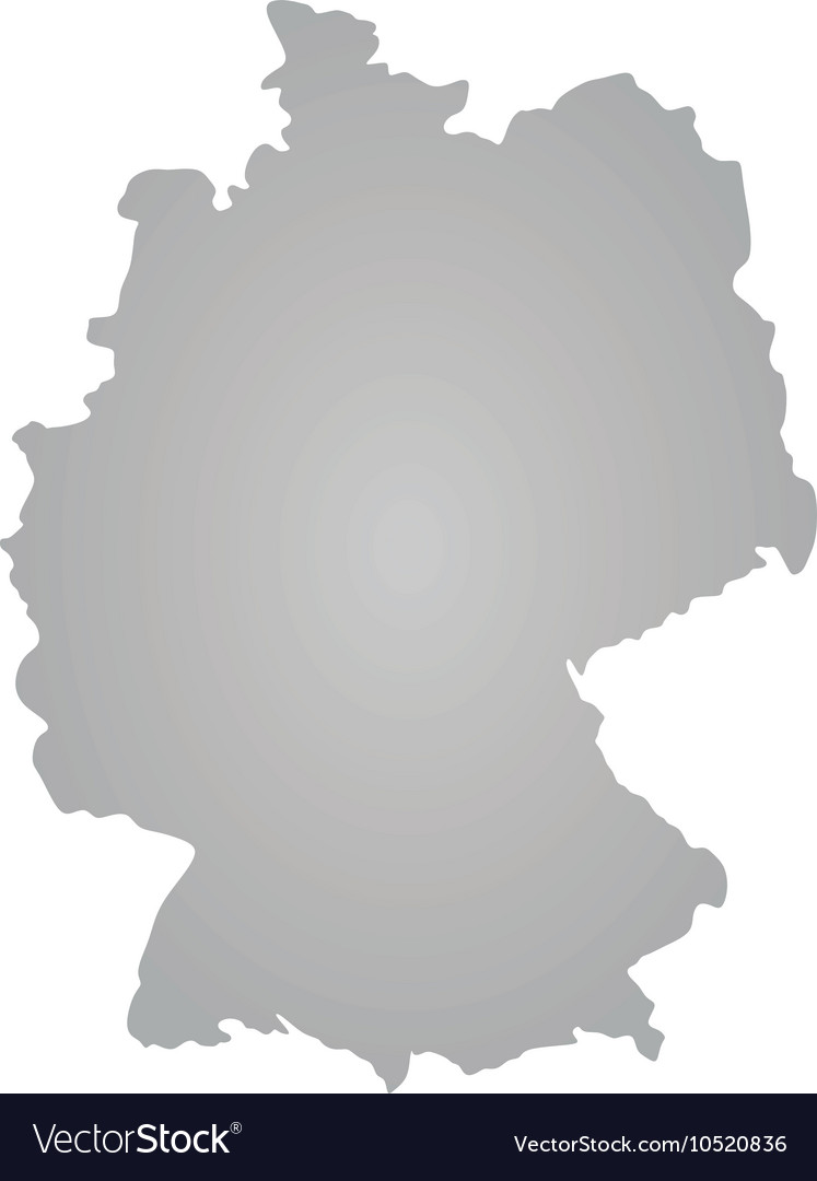 Germany map Royalty Free Vector Image - VectorStock