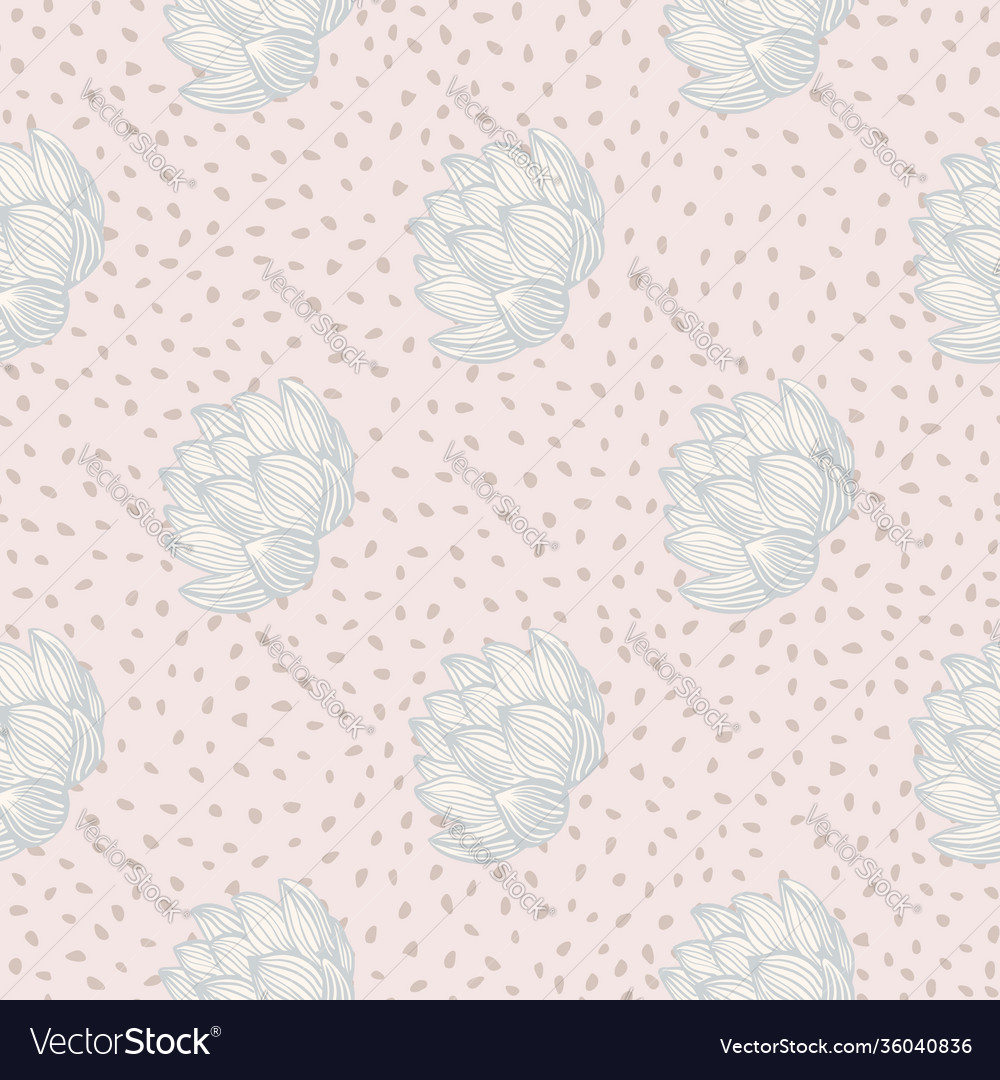 Hand drawn seamless light tones pattern Royalty Free Vector
