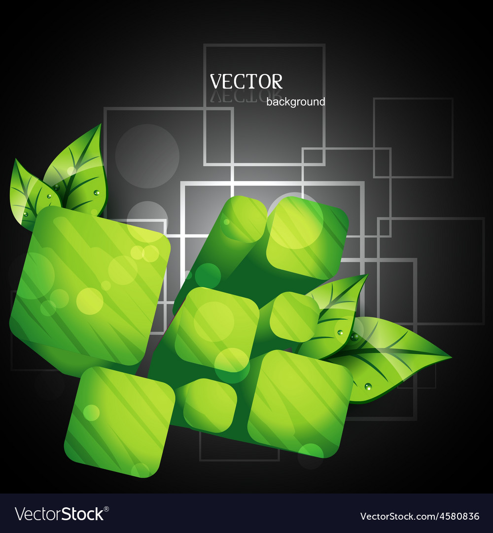 Leaf background Royalty Free Vector Image - VectorStock