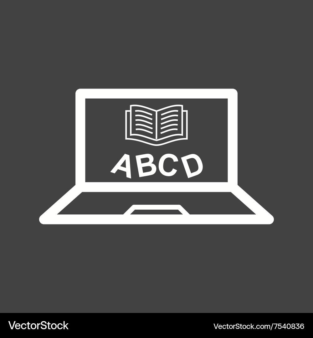 Online study Royalty Free Vector Image - VectorStock