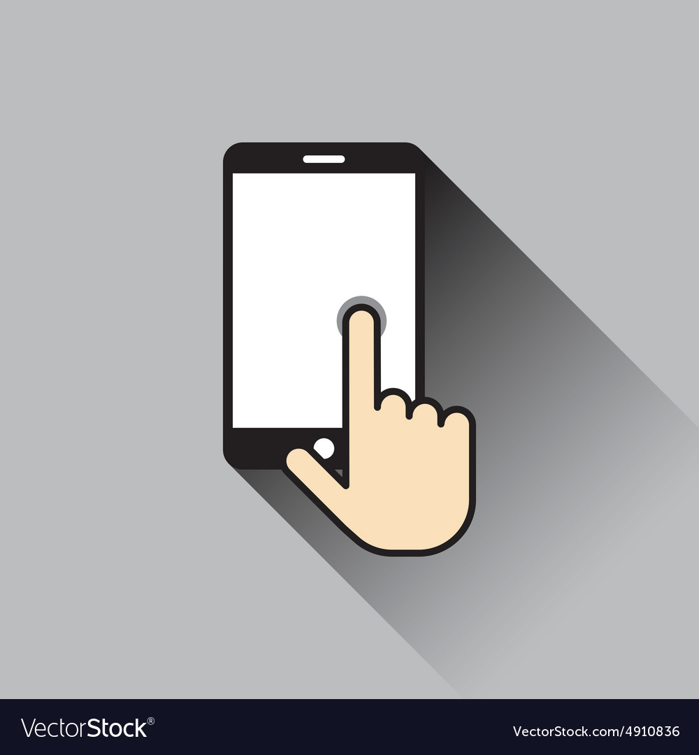 Touch screen icon Royalty Free Vector Image - VectorStock Touch screen icon Royalty Free Vector Image - VectorStock