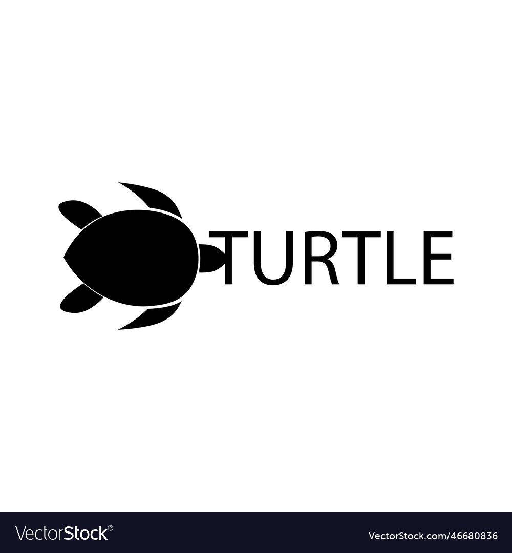 Turtle logo Royalty Free Vector Image - VectorStock