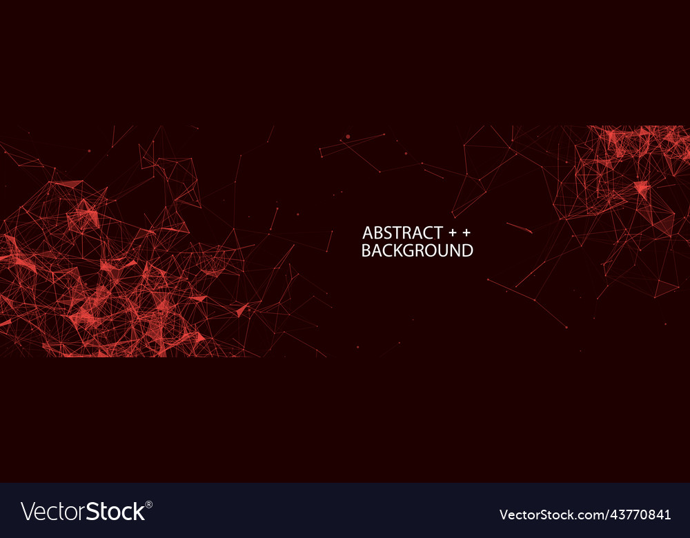 Abstract polygonal science background Royalty Free Vector