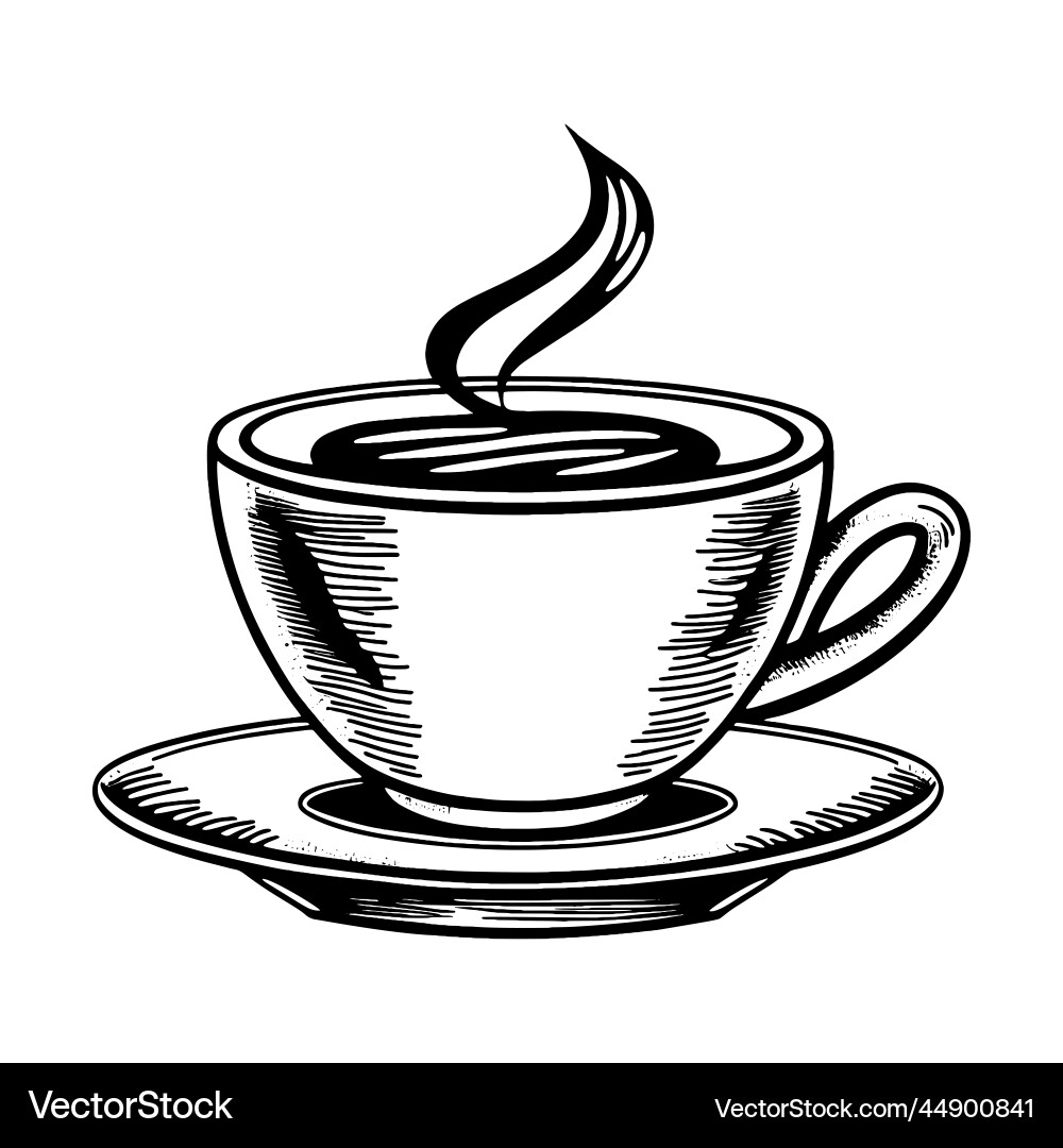 Cup of coffee coffee break icon Royalty Free Vector Image