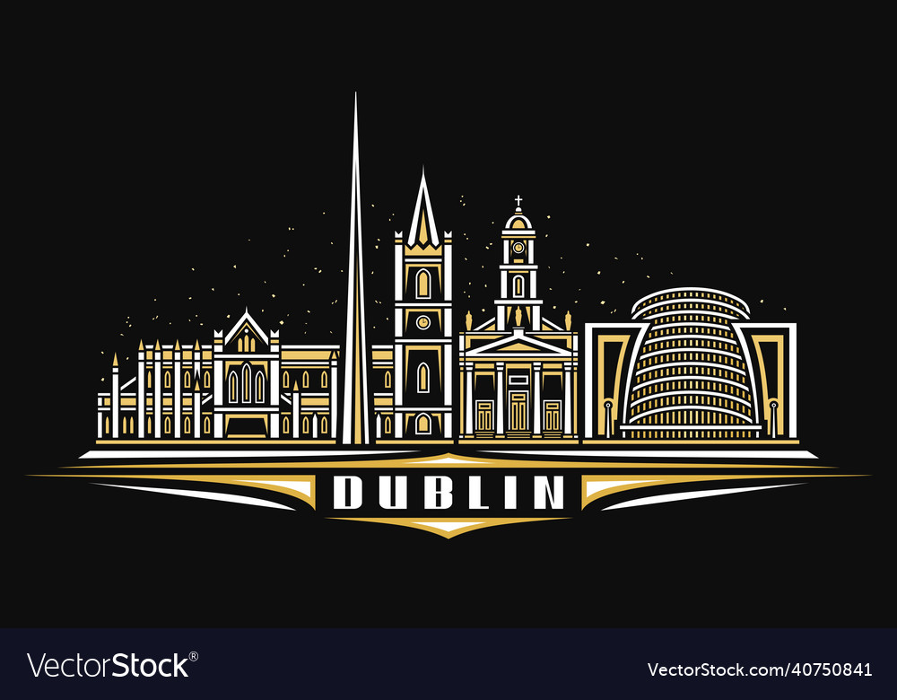 Dublin Royalty Free Vector Image - VectorStock
