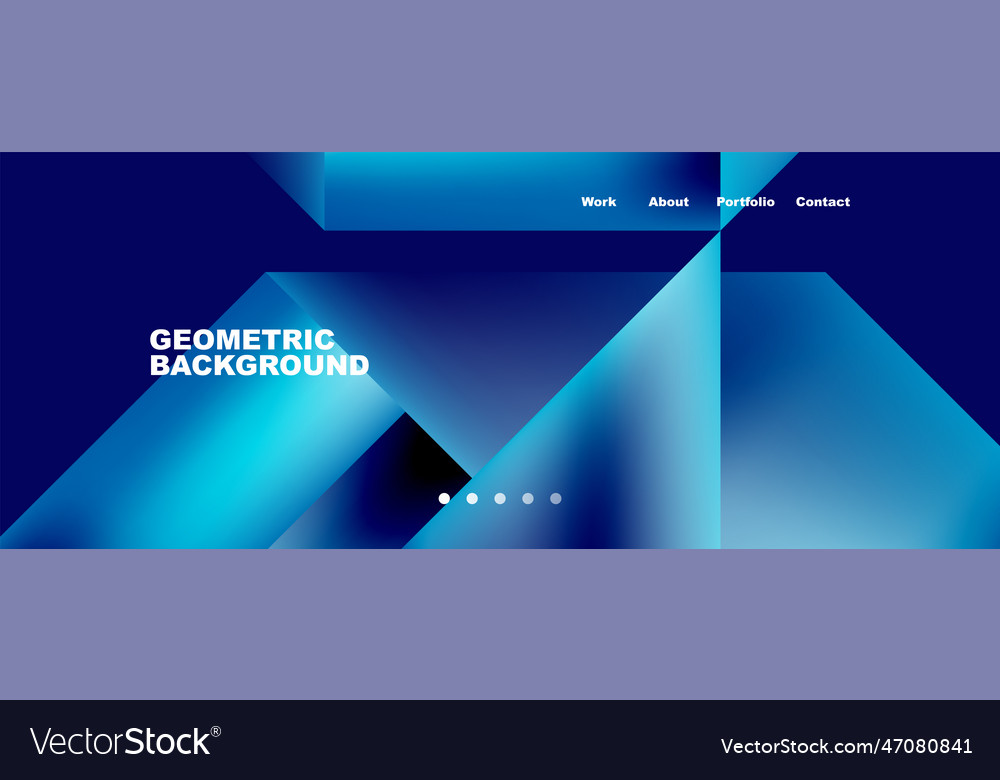 Dynamic lines triangles rectangles geometric Vector Image