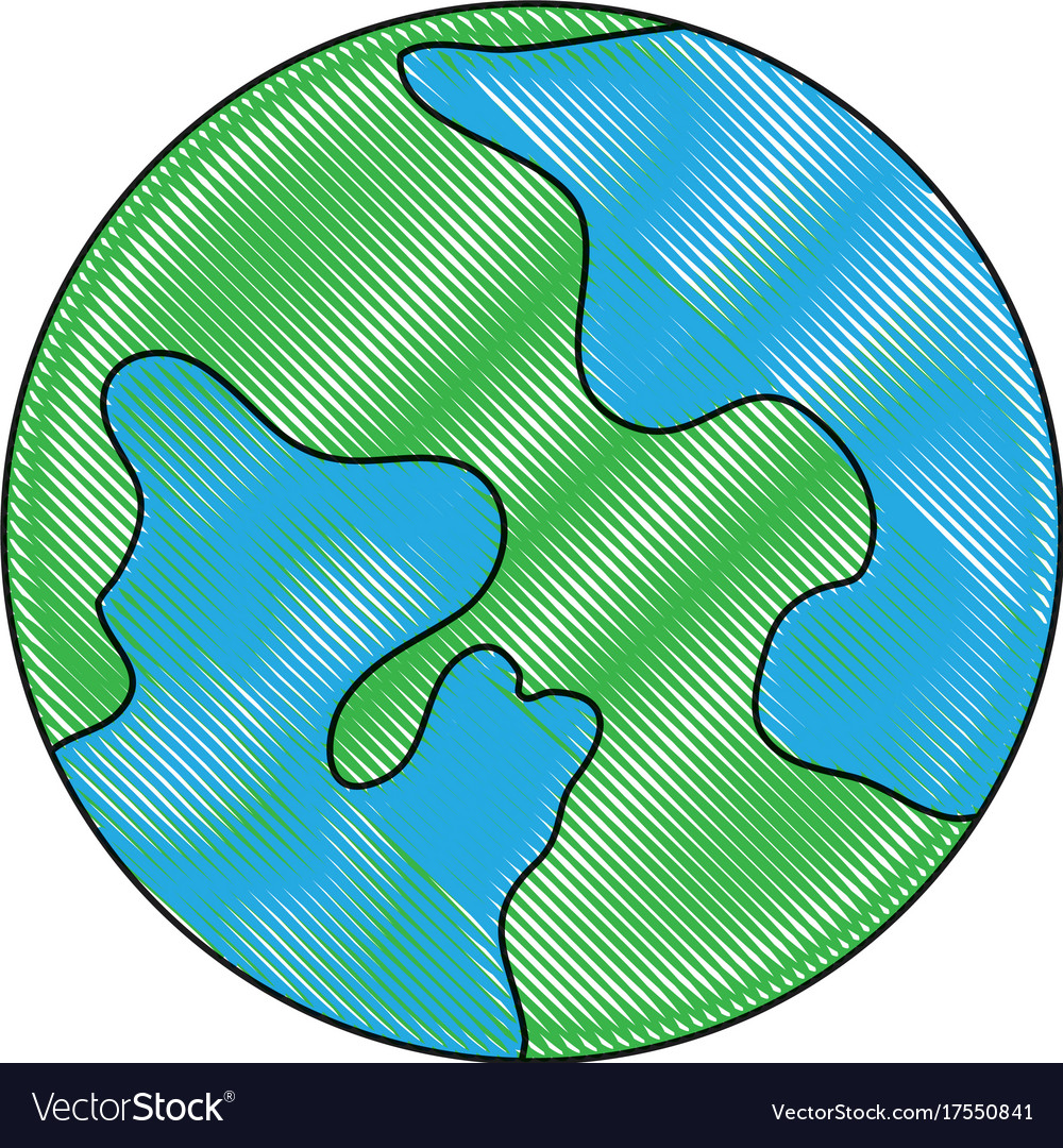 Earth planet icon Royalty Free Vector Image - VectorStock