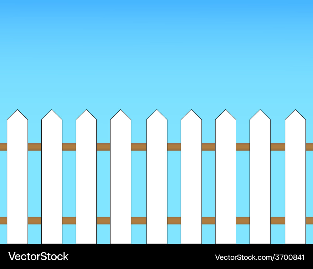 Fence Royalty Free Vector Image - VectorStock